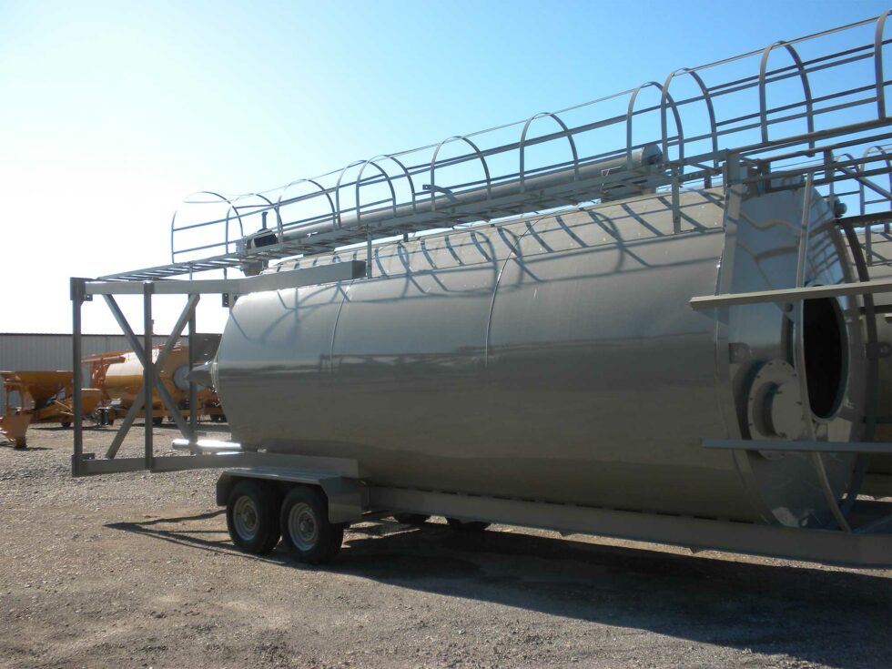 Portable Stand Up Silo 275 with 6" & 10" Augers - Fast-Way